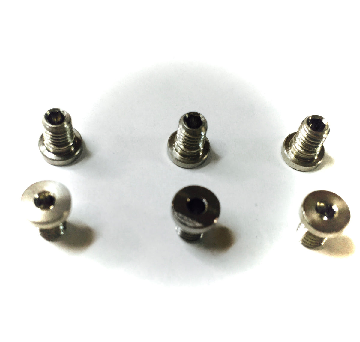 Stainless Steel Hardened Saddle Screw Set [6] – Sophia Tremolos